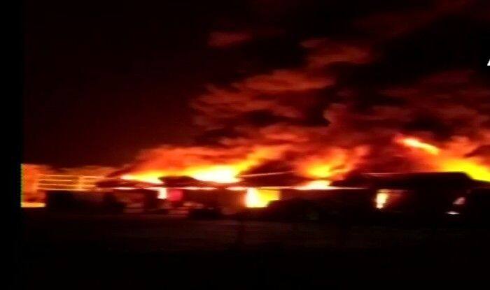 Maharashtra: Fire Breaks Out at Container Yard in Raigad’s Uran Taluka ...