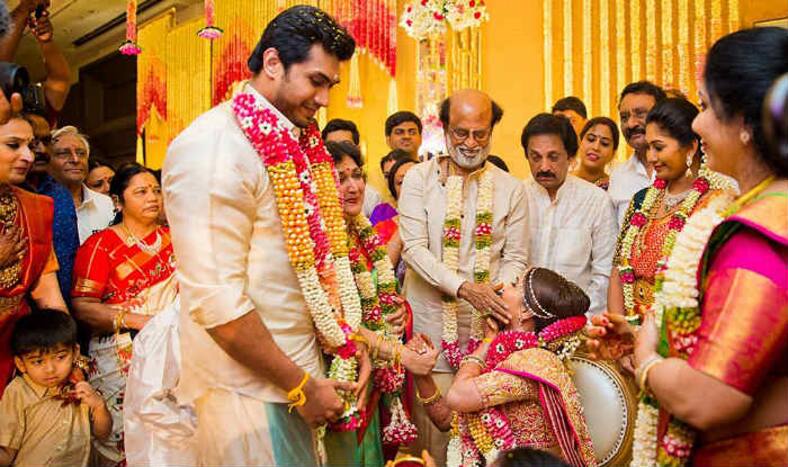 Rajinikanth’s Lovely Gesture For Guests at Her Daughter Soundarya’s ...