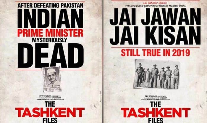 The Tashkent Files Posters Out: Naseeruddin Shah And Mithun Chakraborty ...