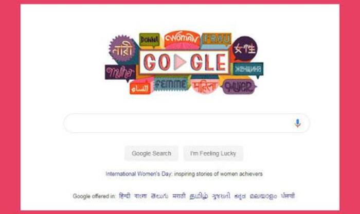 International Women’s Day 2019: Google Doodle Features ‘Woman’ Written ...