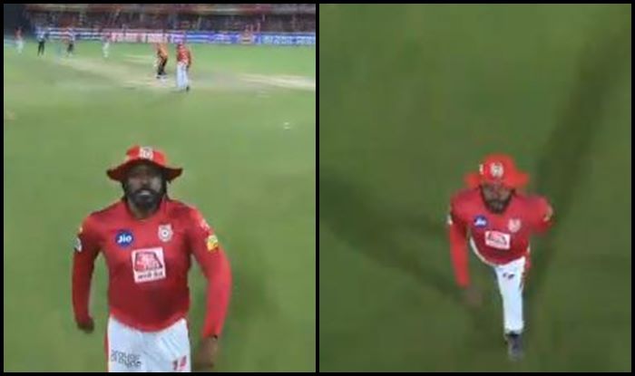 IPL 2019: Chris Gayle Chasing Spider Cam Hilariously During Sunrisers ...