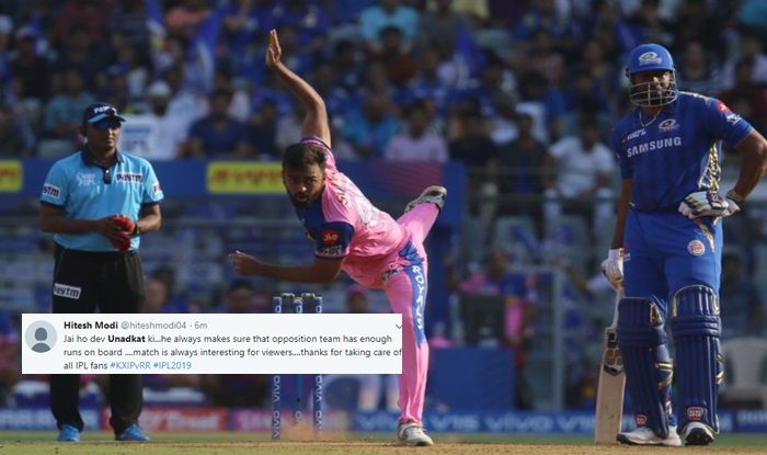 IPL 2019: Jaydev Unadkat Gets Trolled For Expensive Spell During KXIP v ...