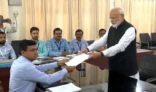 PM Narendra Modi Files Nomination Papers From Varanasi For Second Term ...