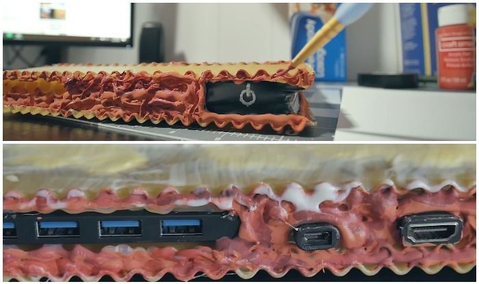 YouTuber Builds Lasagna-Themed PC Out of Uncooked Pasta And it Actually ...