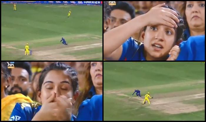 IPL 2019: Radhika Merchant’s Reaction After Rohit Sharma Survives Run ...
