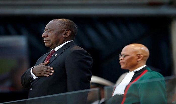 ANC Leader Cyril Ramaphosa Takes Oath as South Africa President on ...