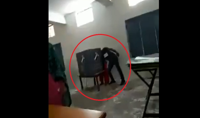 Caught on Cam: Man Arrested After Video of Faridabad ‘Poll Booth ...