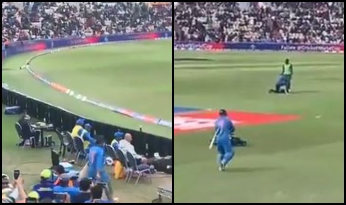 MS Dhoni Gets Roaring Welcome as he Comes Out to Bat During Team India