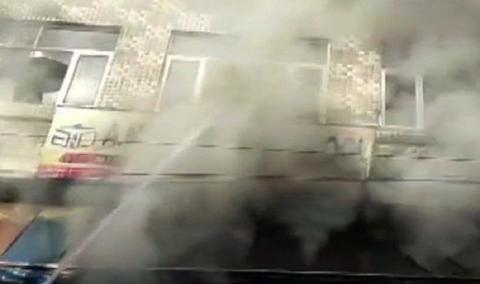 Fire Breaks Out Inside Building Near Parliament Street in Delhi; 50 ...