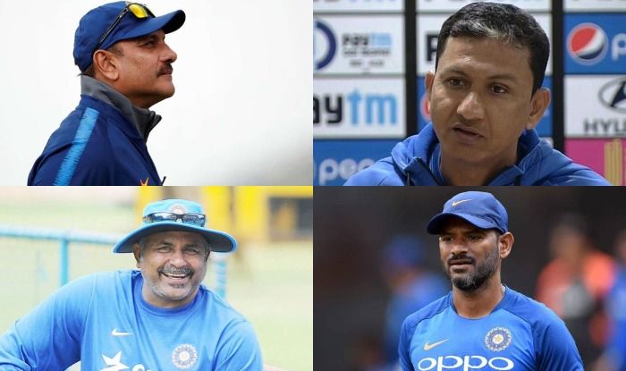 Ravi Shastri, Sanjay Bangar, Bharat Arun, R Sridhar, Team India Support ...