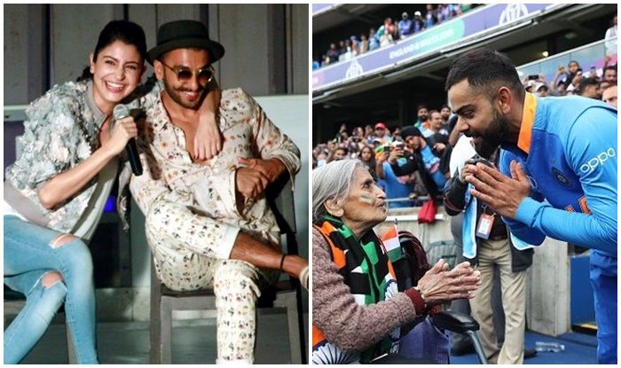 Anushka Sharma Ranveer Singh Virat Kohli 2019 ICC CWC IND vs BAN