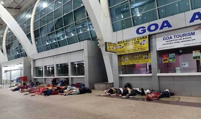 Railway Station-Like Scene at Goa Airport Angers Authorities, Netizens