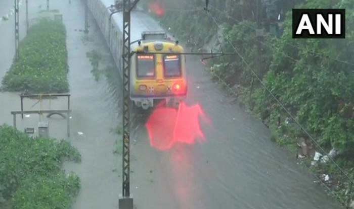 Mumbai Rains: Three Flights Diverted, Local Train Services Continue ...