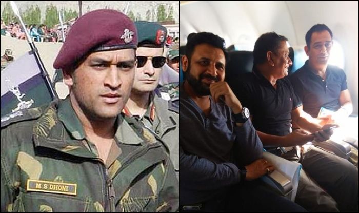 Exclusive Picture of Lieutenant Colonel Mahendra Singh Dhoni on Kashmir ...