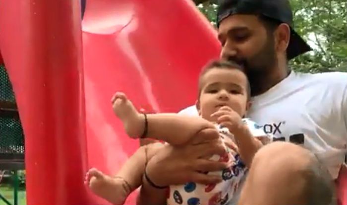 Rohit Sharma Plays With Daughter Samaira And The Cute Video Will Make ...