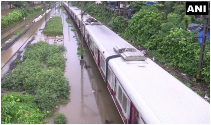Mumbai: Railway Tracks Submerged After Heavy Rainfall, Intense Rains ...