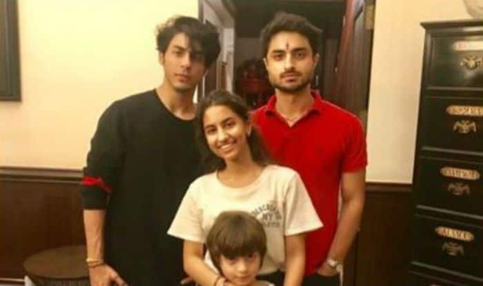 SRK's Son Aryan And AbRam Celebrate Rakhi With Cousin Alia Chhiba