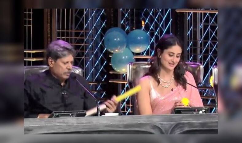 Kapil Dev Gifts Kaneera Kapoor an Autographed Bat For Taimur in Dance ...
