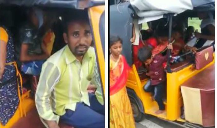 Overcrowded Auto in Telangana Carries 24 Passengers, Cops Ask Them to ...