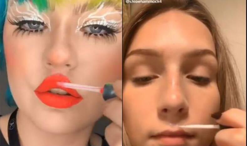 TikTok’s New And Weird Challenge is Letting People Glue Their Lips For ...