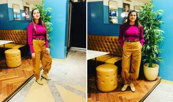 Haryana Popular Dancer Sapna Choudhary Looks Hot As She Glams It Up In Pink Top And High Waist