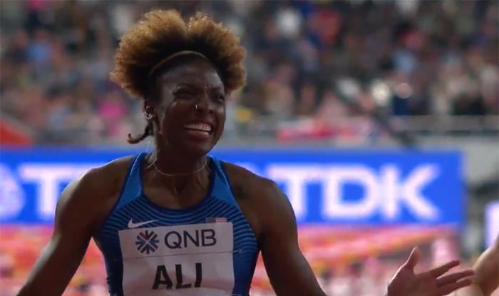 World Athletics Championships : 'Supermom' Nia Ali Claims 100m Hurdles ...