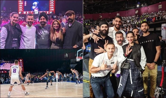 Anand Ahuja, Sonam Kapoor, NBA India Games 2019