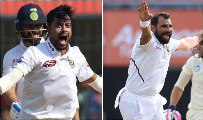 Bangladesh pacer Abu Jayed takes tips from Mohammed Shami ahead of Pink ...