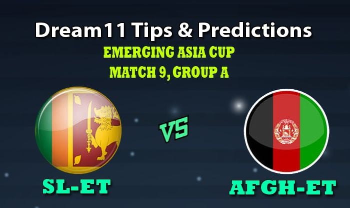 Dream11 Team Prediction Sri Lanka U23 vs Afghanistan U23, Emerging Asia ...