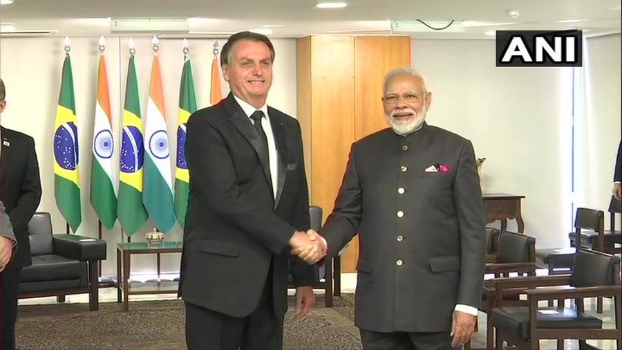 Brazil president Jair Bolsonaro Accepts Modi