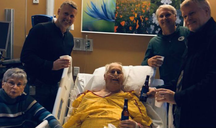Dying Grandpa Asks For One Last Beer With Sons, Photo Goes Viral as ...