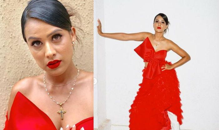 Nia Sharma Proves She is a True Fashion Icon, Wears Bold Red Tube Dress ...