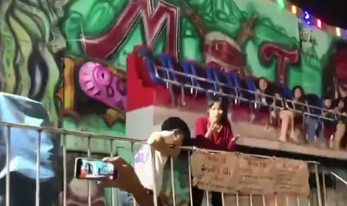 Spine Chilling Video! People Fall-off Carnival Ride in Thailand, Video ...
