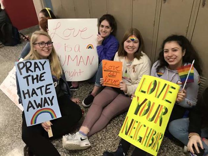 ‘Love is Love’: Students Protest, Stage Mass-Walkout After US School ...