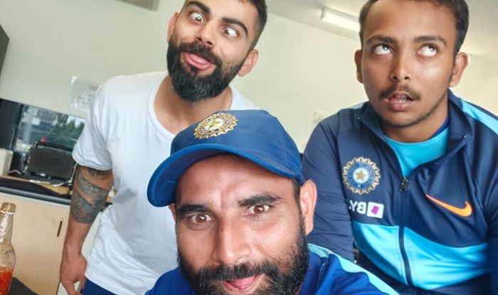 Virat Kohli Shares Goofy Image With Prithvi Shaw, Mohammed Shami ...
