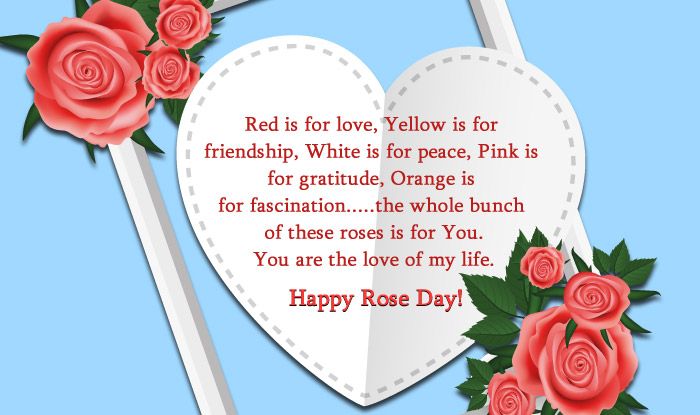 Rose Day 2020: Romantic Wishes, WhatsApp Messages, Facebook Status ...