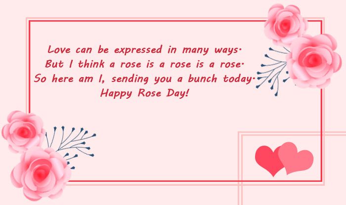 Rose Day 2020: Romantic Wishes, WhatsApp Messages, Facebook Status ...