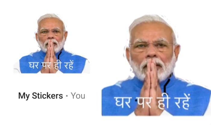 Janata Curfew: New WhatsApp Sticker Shows PM Modi Folding Hands to ...
