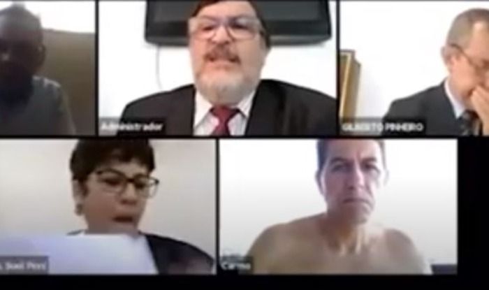 Brazilian Judge Appears Shirtless in Court Hearing During Work From ...