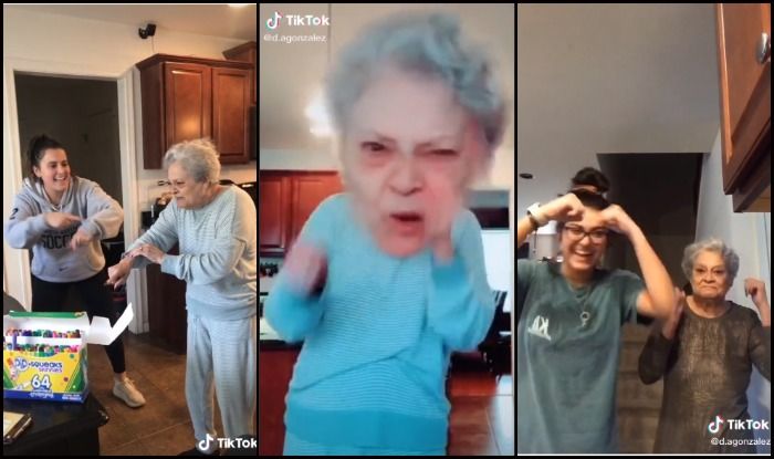 Awwdorable! Granny Turning Groovy to TikTok Challenge Puts All ...
