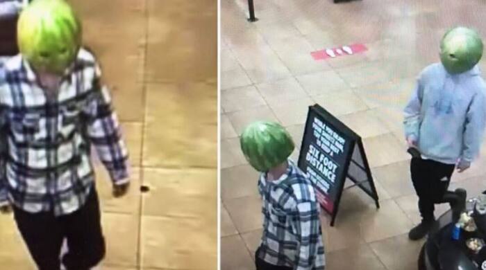 Shoplifters in Virginia Wear Watermelons on Head As Disguise to Rob a ...