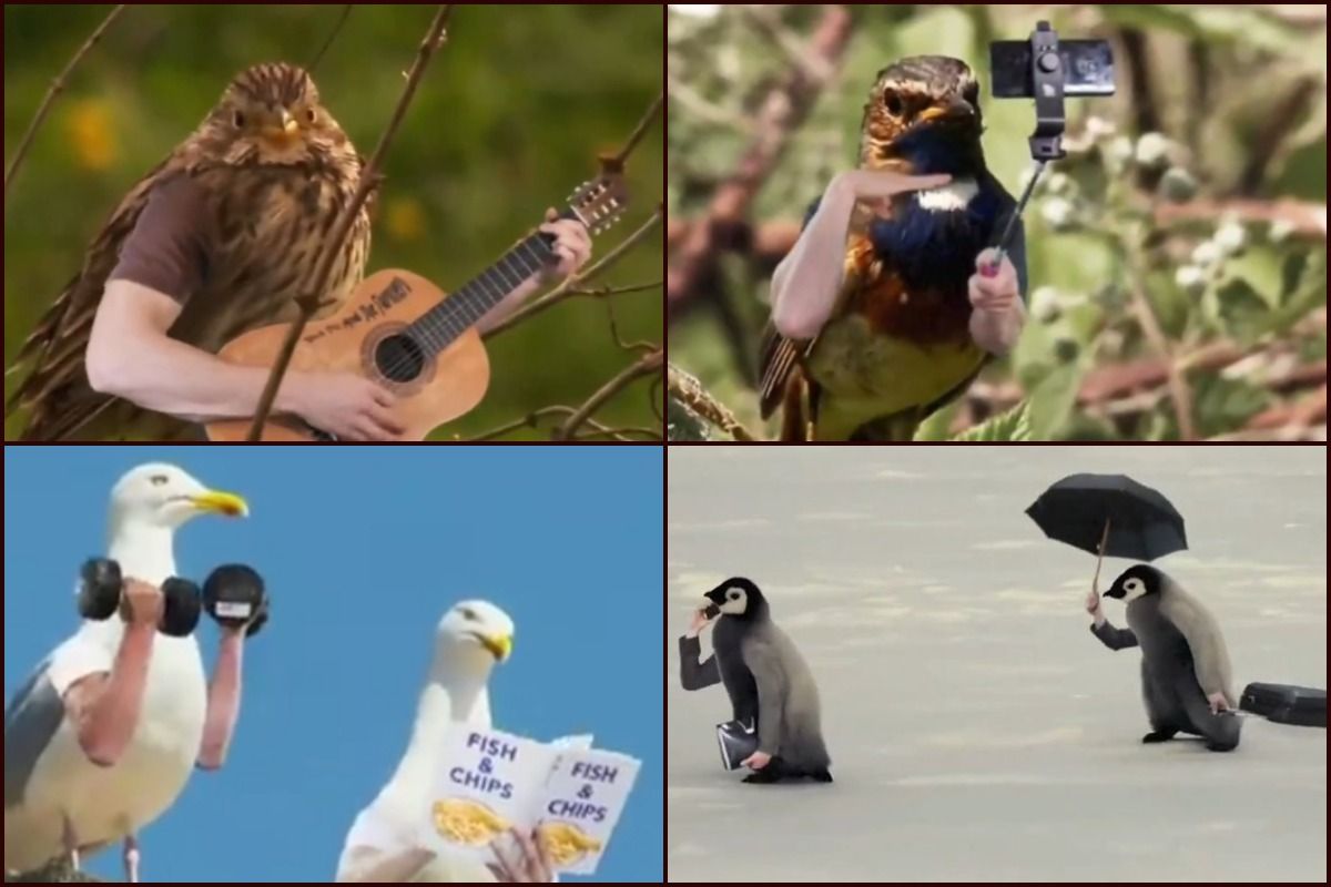 ‘If Birds Had Arms’: Edited Video of Birds With Hands Instead of Wings ...