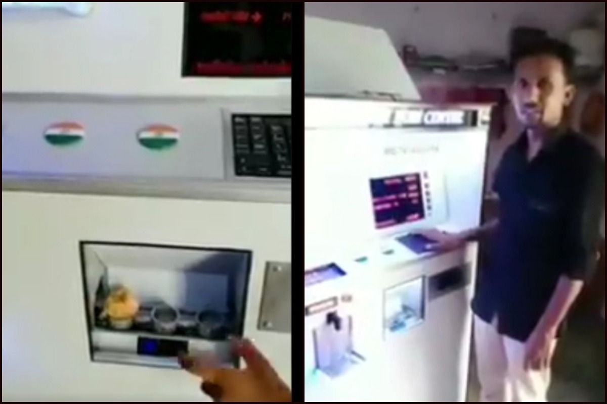 Pani Puri Vending Machine Viral: Dispensing Golgappe And Maintaining ...