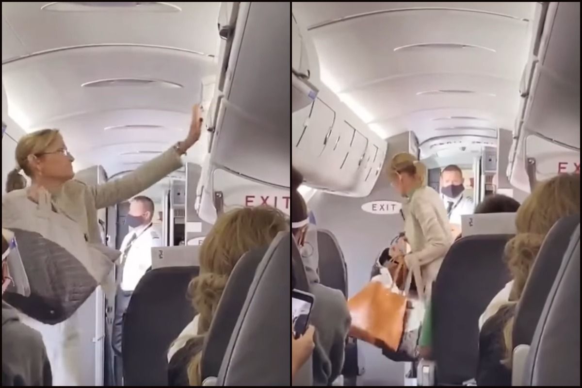 Maskhole Woman Thrown Out Of Plane For Refusing To Wear Face Mask