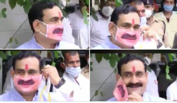 ‘Mask of The Year’: MP Home Minister Gets His Own Face Printed on Mask ...