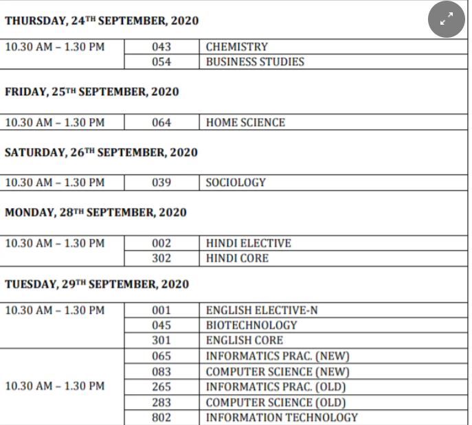 CBSE Compartment Exams 2020: Dates Out | Check Complete Timetable Here