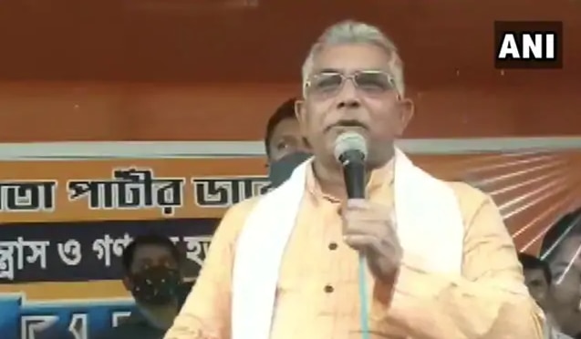 West Bengal Polls 2021: Dilip Ghosh Convoy Attacked in Cooch Behar’s Sitalkuchi | India.com