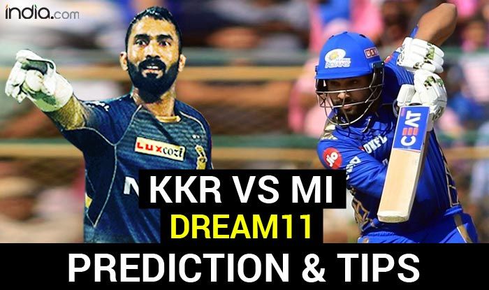 Dream11 IPL 2020 Prediction KKR vs MI: इस प्लेइंग XI के साथ उतर सकती ...