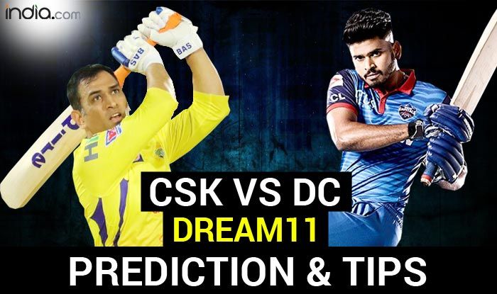 CSK vs DC Dream11 Team Tips, IPL 2020 Captain And Vice-Captain, Fantasy Cricket Hints: Chennai ...