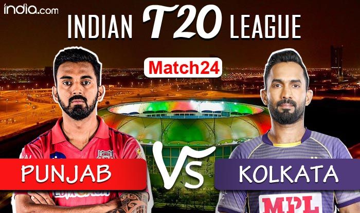 KXIP 162/5 in 20 Overs vs KKR 164/6 | Kolkata Beat Punjab by Two Runs ...